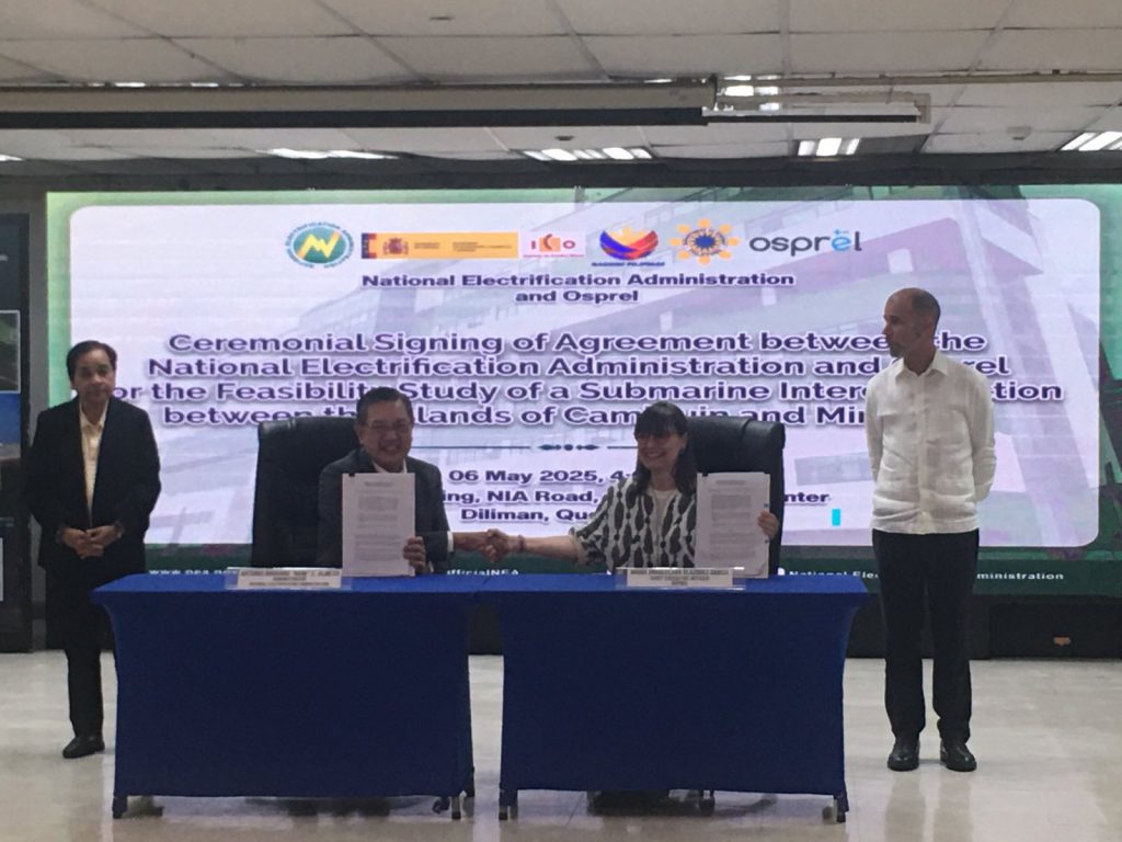 NEA Signs Deal to Explore Undersea Cable Link Between Camiguin and Mindanao