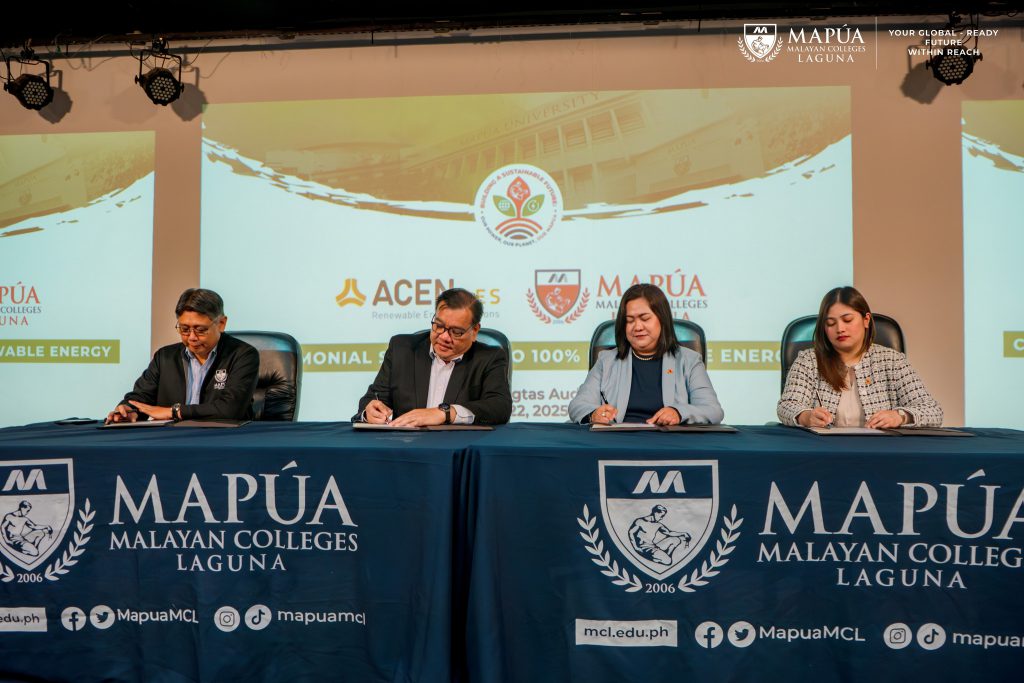 Mapúa MCL Completes Transition to 100% Renewable Energy in Partnership ...