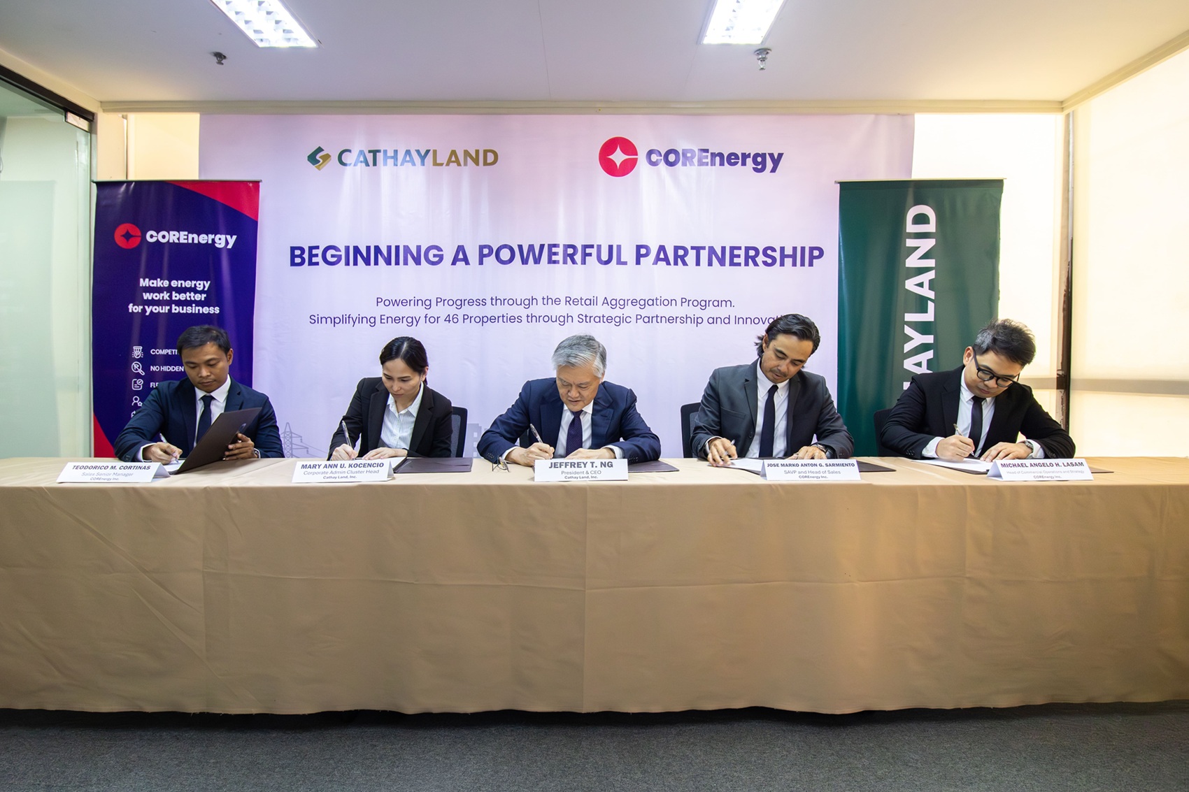 COREnergy powers Cathay Land's shift to retail aggregation